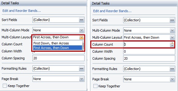 How to create a multi-column report? How to create a multi-column report?